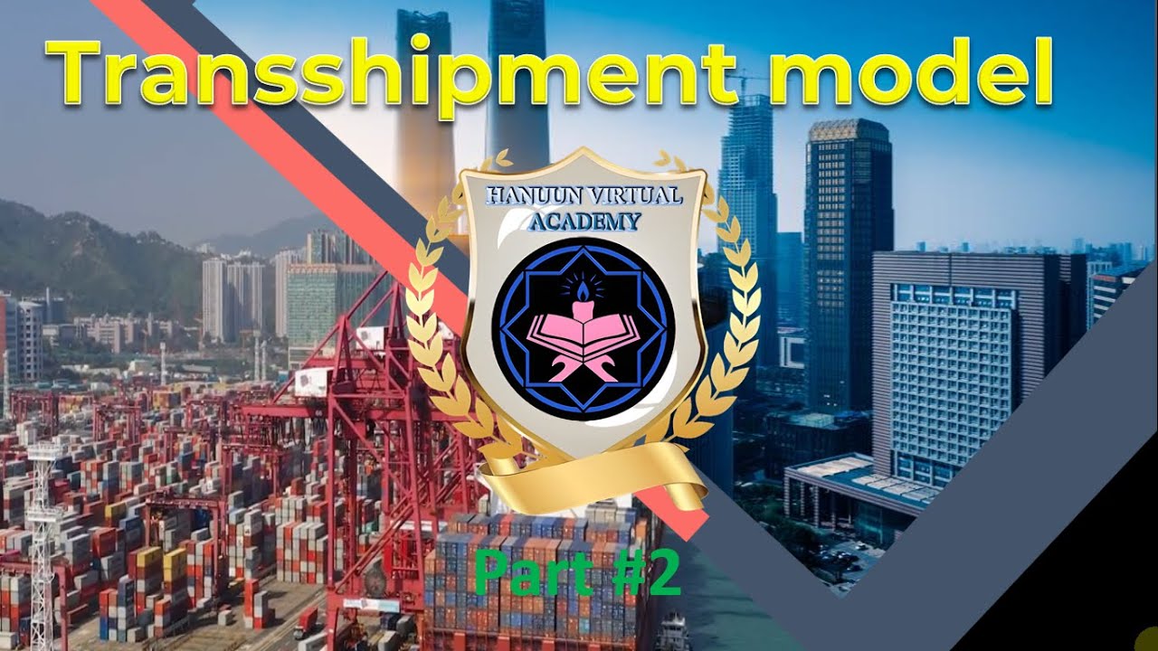 Transshipment Model Problem in Somali Part #2 - YouTube