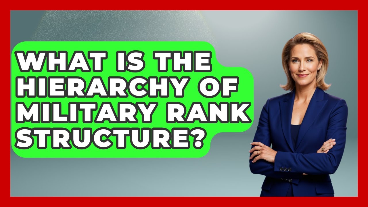 What Is the Hierarchy of Military Rank Structure? | The Frontline ...