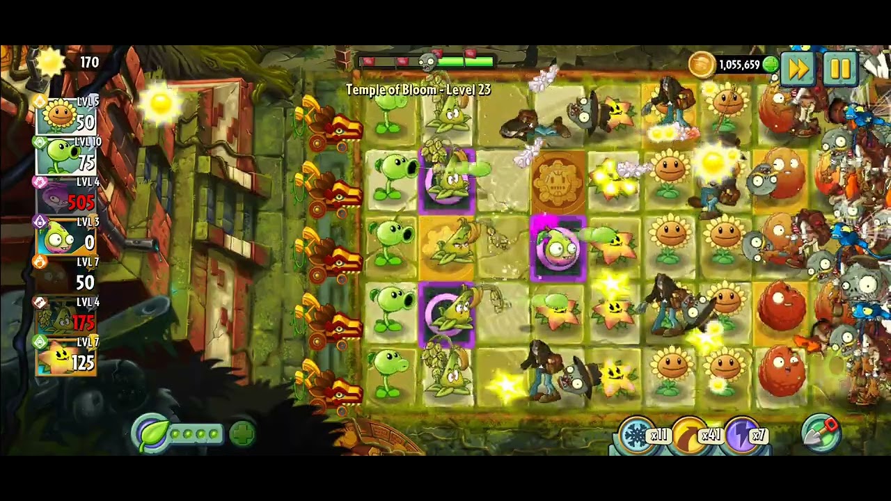 PVZ2 Lost City Endless Level 23 - YouTube
