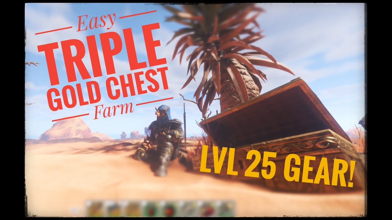 Enshrouded - FAST Level 25 Triple Gold Chest Farm for Armor, Weapons ...