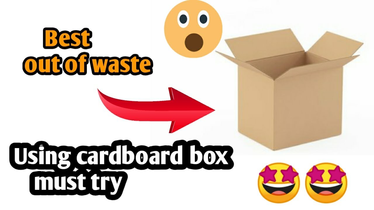 Best out of waste🤩using cardboard box/ Usefull🤔for all / must try and ...
