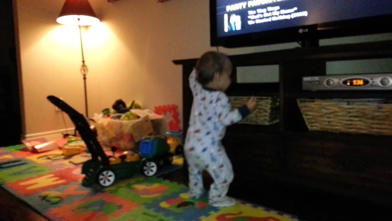 Baby rocking out! - YouTube