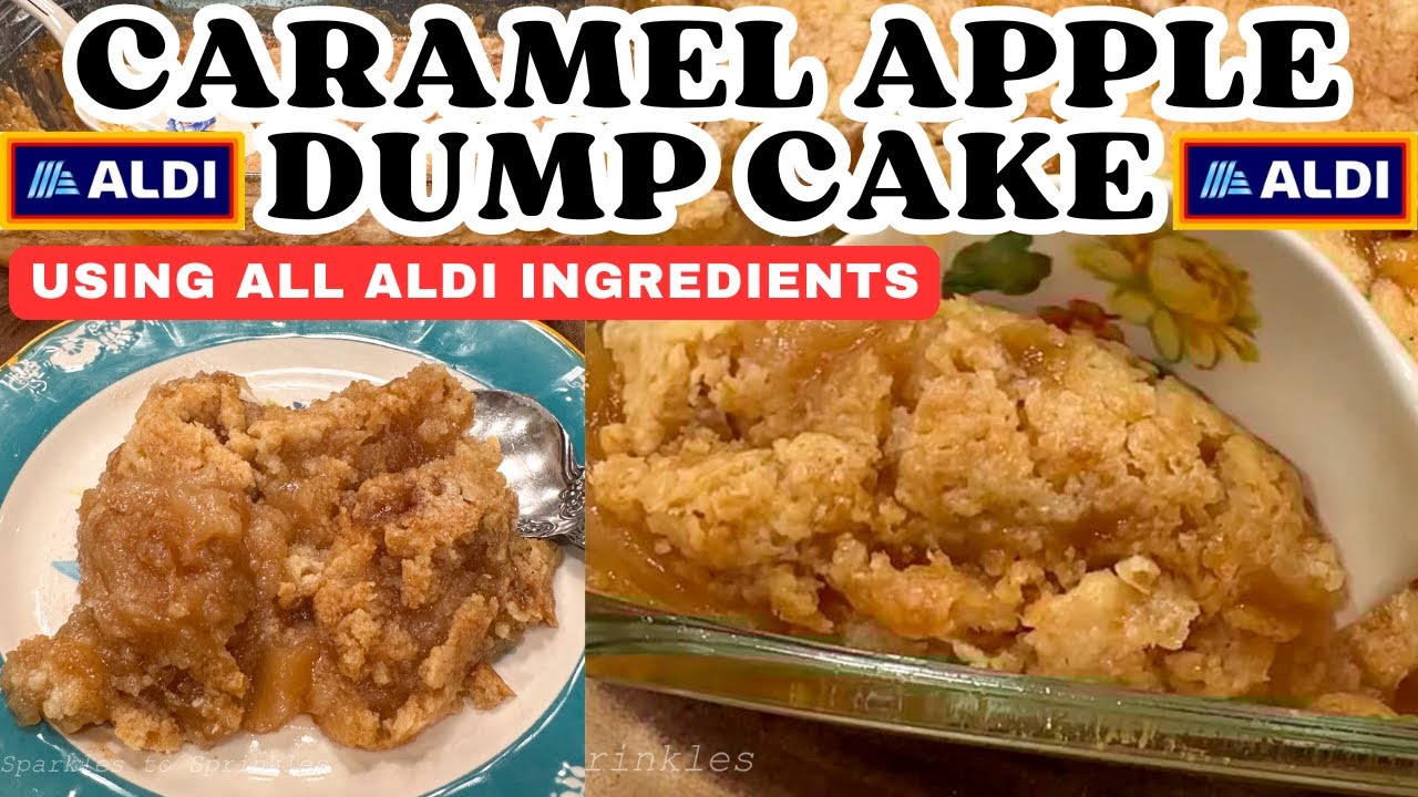 Caramel Apple Dump Cake Using ALL ALDI Ingredients!! Shop With Me ...