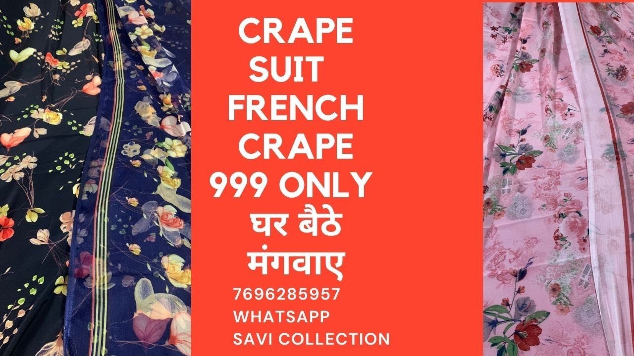 CRAPE SUIT | FRENCH CRAPE | AMERICAN CREPE | NATURAL CREPE | PURE ...
