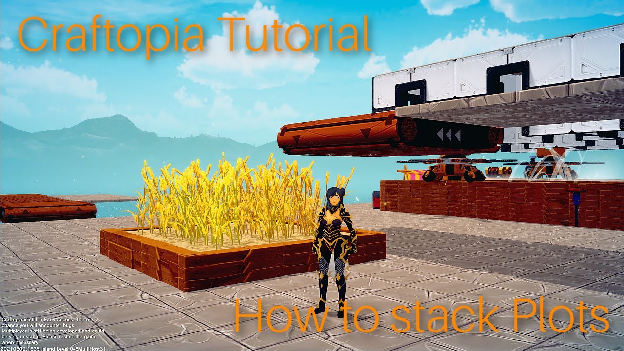 Craftopia | How to stack crop plots | Alpha-Unstable - YouTube