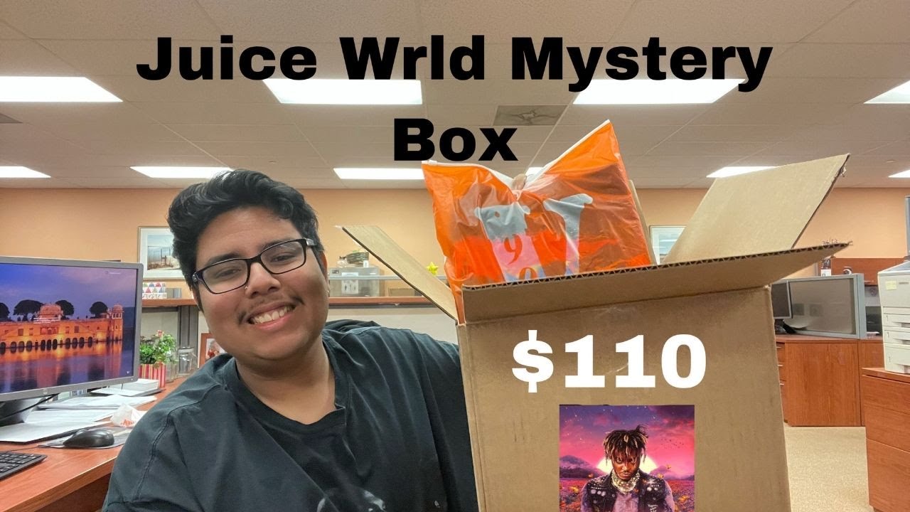 I Bought a $110 GOLD JUICE WRLD MYSTERY BOX - YouTube