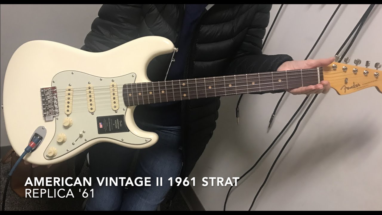 3 Fender Strats (1961 American Vintage II + Am Pro II + Original 1962 ...
