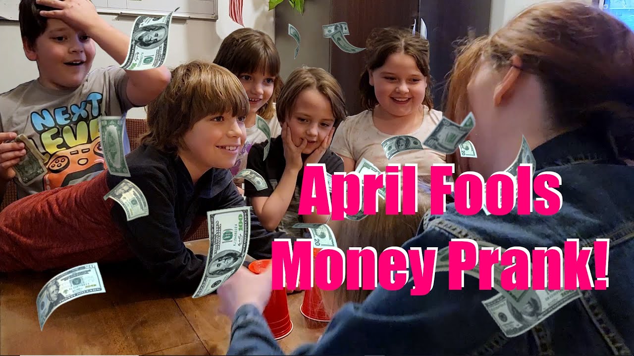April Fools Money Prank on Kids! - YouTube