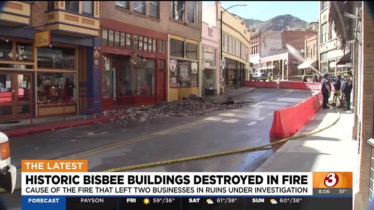 What visitors should expect following fire in downtown Bisbee - YouTube