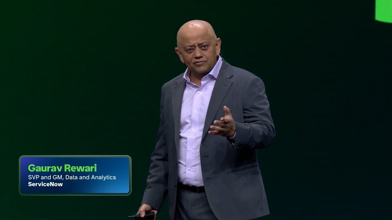 ServiceNow Knowledge 2025 keynote | Gaurav Rewari ServiceNow EVP and GM ...
