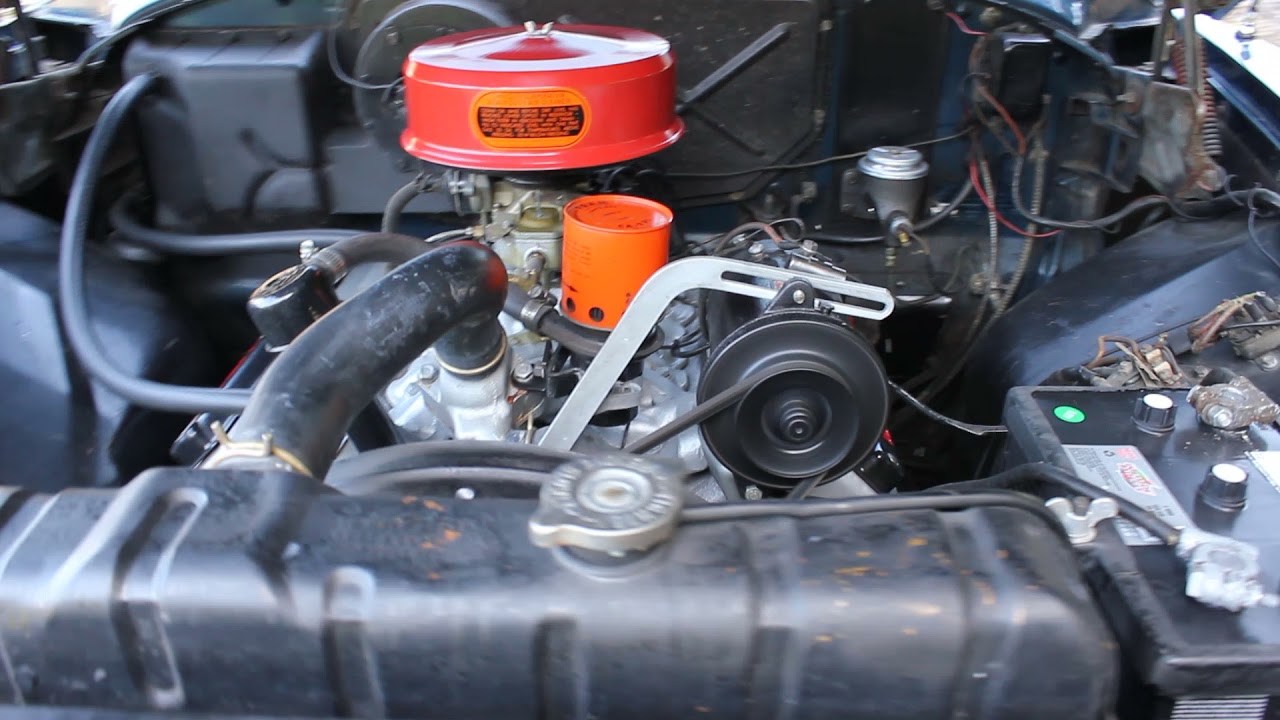 1956 DeSoto Firedome Engine - YouTube