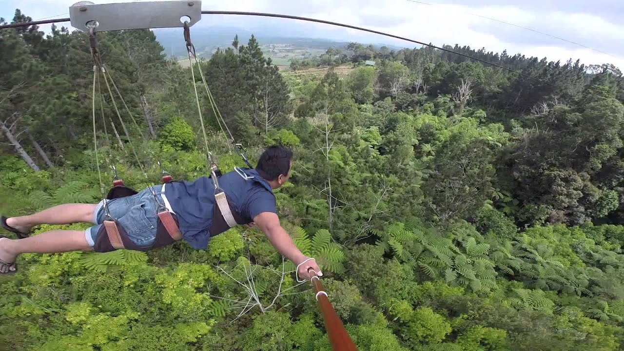 THE HEART PUMPING ZIPLINE RIDE AT CAMP SABROS - YouTube