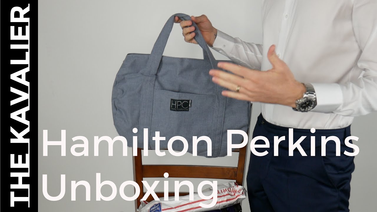 Bags with a Purpose: Hamilton Perkins Unboxing - YouTube