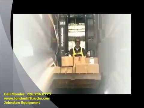 Raymond Swing Reach Trucks 9000 Series (VNA system) - YouTube