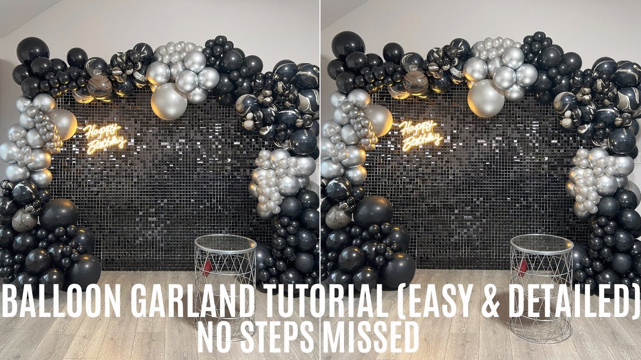 HOW TO: BALLOON GARLAND TUTORIAL | EASY STEP BY STEP TUTORIAL - YouTube