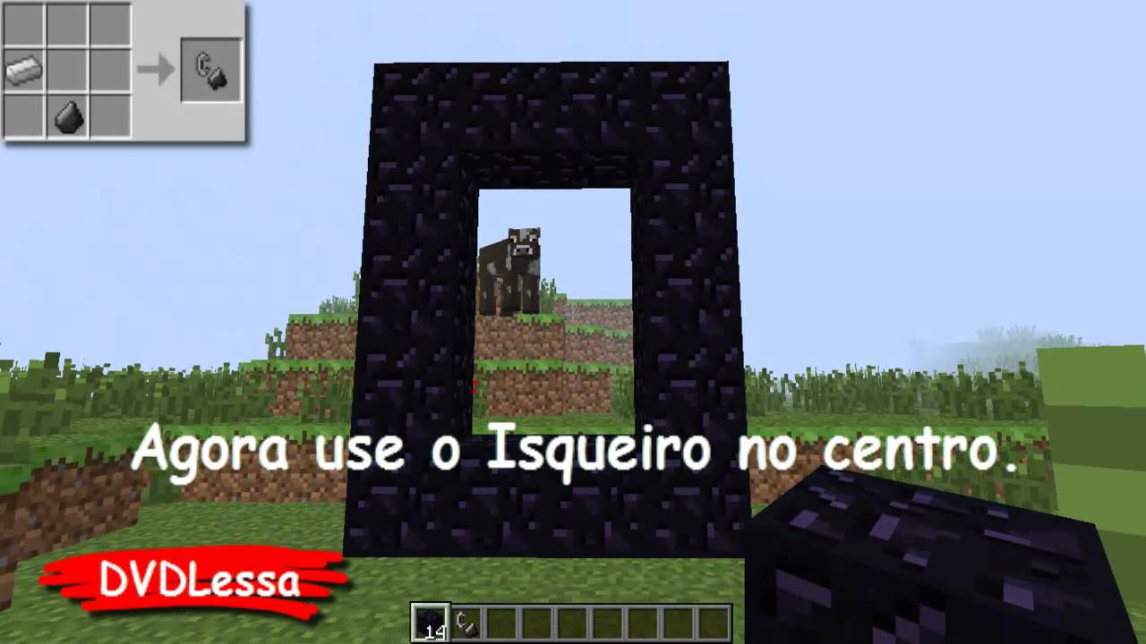 Minecraft - Como criar o portal para o Nether! - YouTube