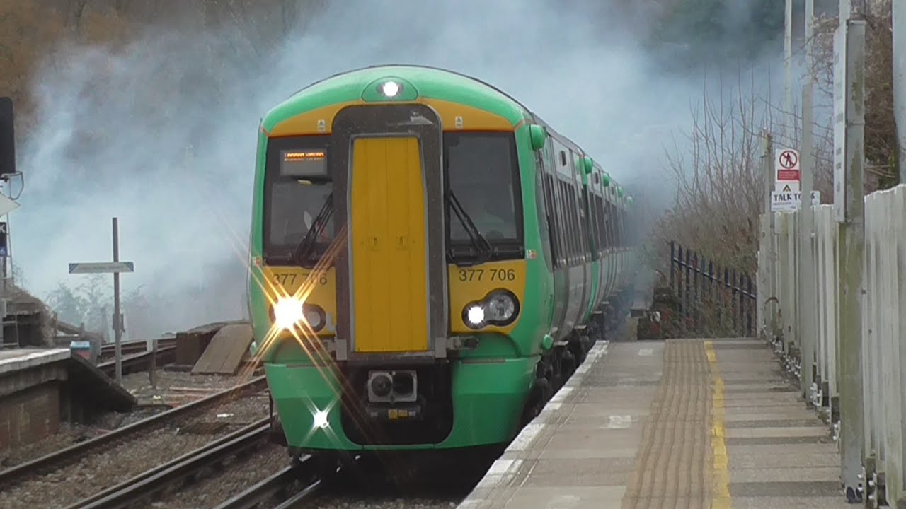 Southern Railway Class 377s - 377626 + 377706 At Dorking - Saturday ...