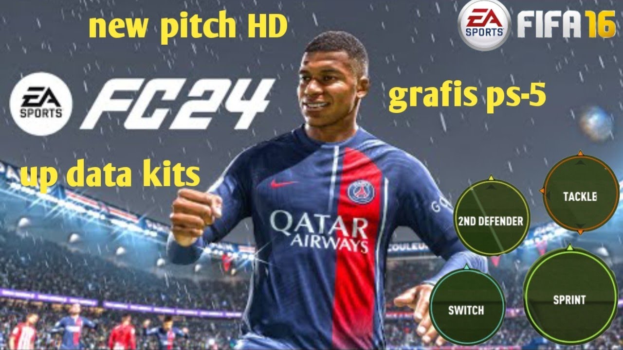 fifa16 mod eafc24 update data kits&pitch hd... Android offline&grafis ...
