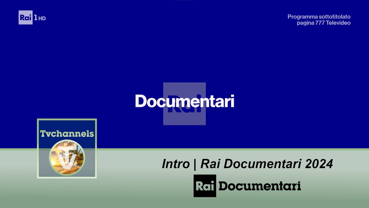 Intro | Rai Documentari 2024 - Rai 1 HD - YouTube