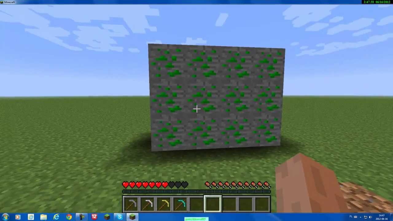 Mod Nowa ruda uranu Minecraft 1.2.5 - YouTube