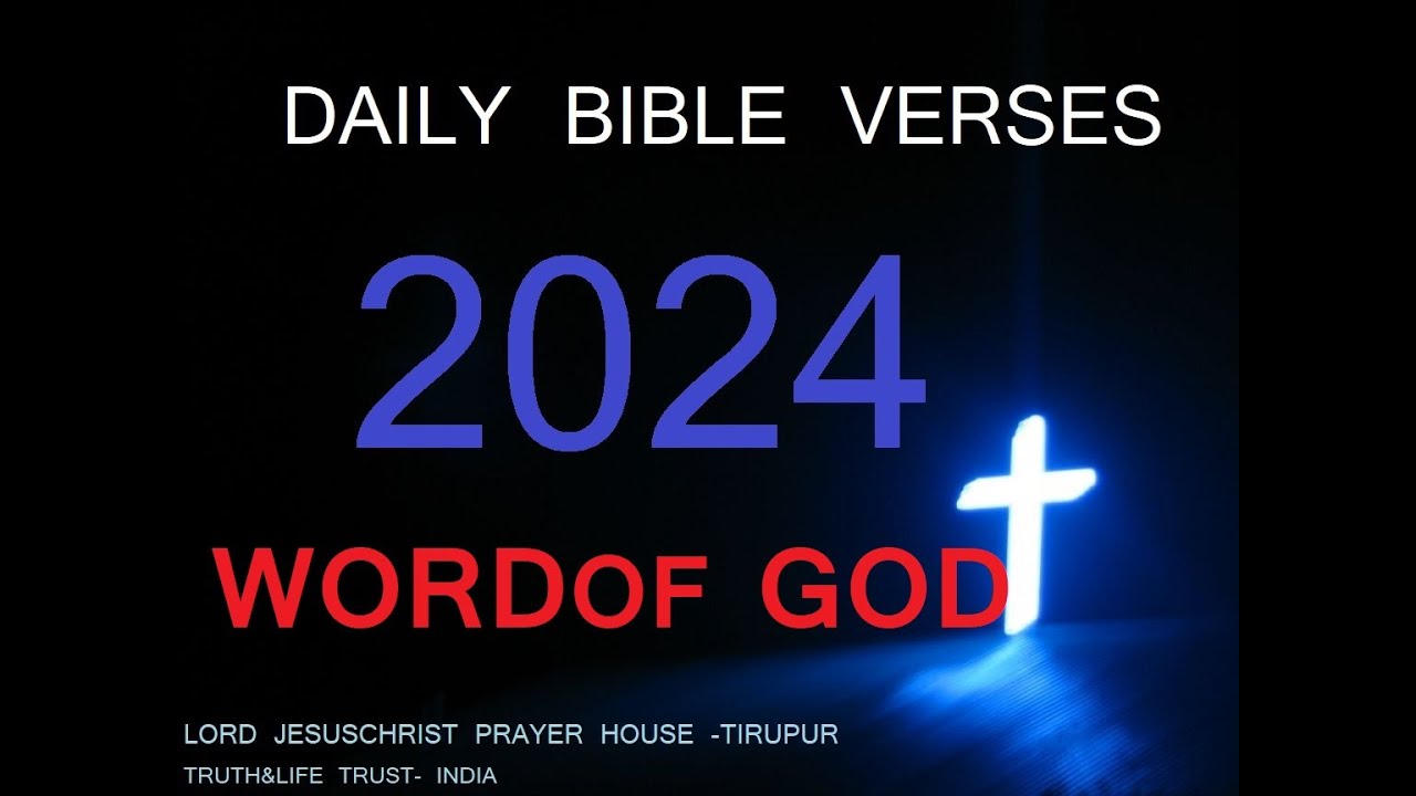 FEBRUARY 26th - 2024 " Word of GOD - தேவவார்த்தை " - YouTube