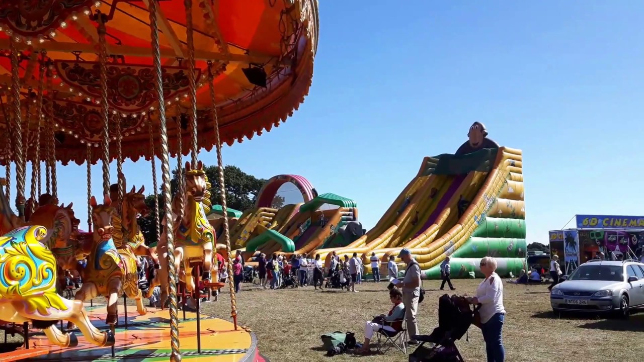 Steam Carousel at Essex Country Show 2016 - YouTube