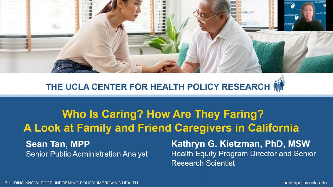 Who Is Caring? How Are They Faring? A Look at Family and Friend ...