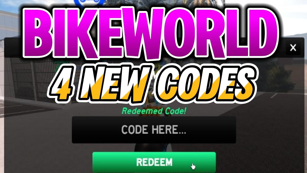 *4 NEW CODES* All BikeWorld Working Codes for April 2025 - YouTube