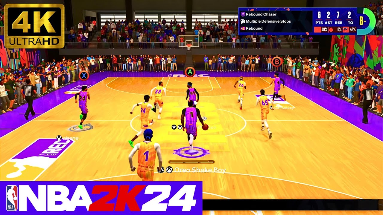 NBA 2K24 REC Center Gameplay Game 8 FULL GAME (4K 60FPS Xbox Series X ...