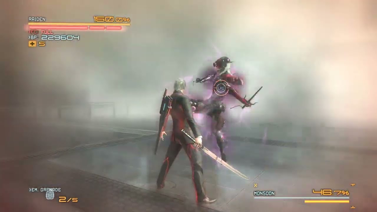 Metal Gear Rising: Moonsoon Boss Fight Revengeance Difficulty No Damage ...