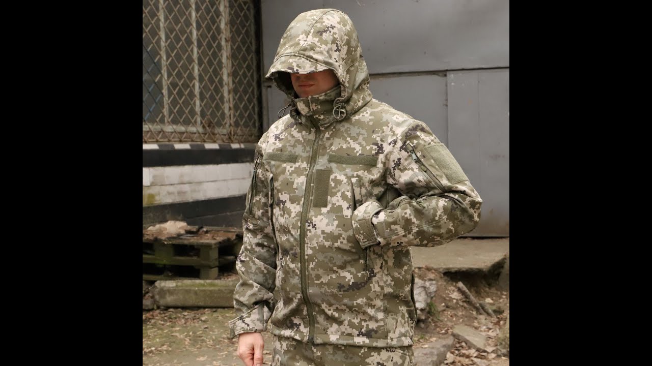 Куртка Soft Shell Hanter PRO - піксель. Виробник Raptor TAC - Україна ...