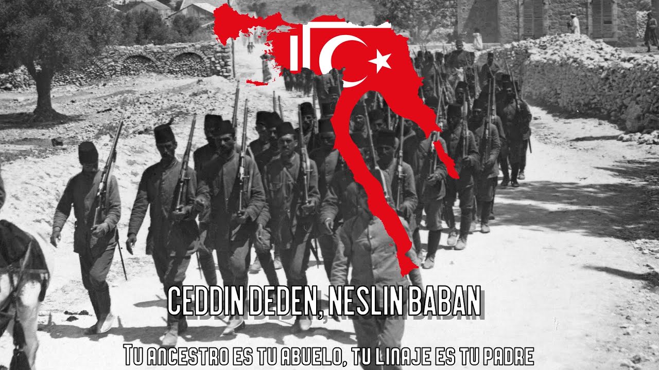 Ceddin Deden (Ottoman Military March) - Lyrics Español y Turco - YouTube
