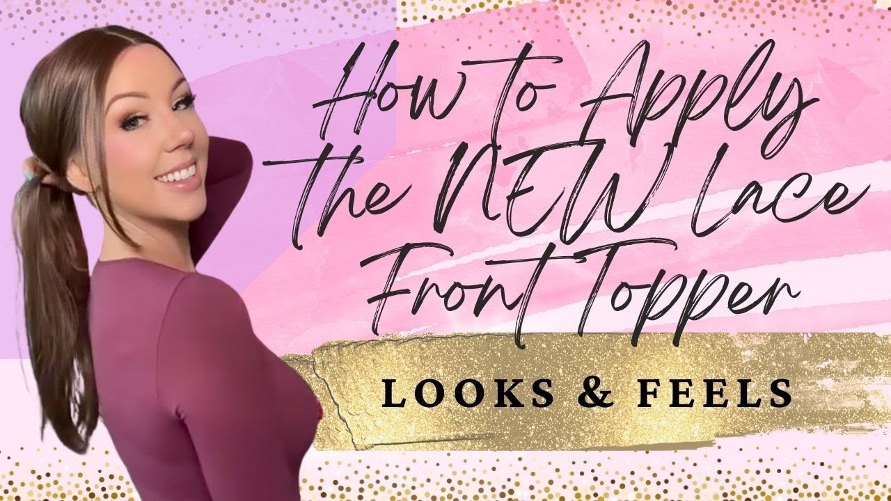 How to Apply the NEW Lace Front Topper Looks & Feels Like Real Human ...