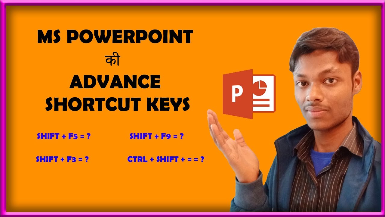 MS POWERPOINT ADVANCE SHORTCUT KEYS || ADVANCE SHORTCUT KEYS || MS ...