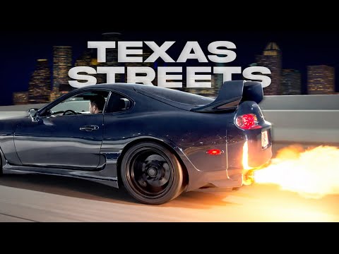 Hundreds of Racers INVADE Houston's Streets (Texas Streets \
