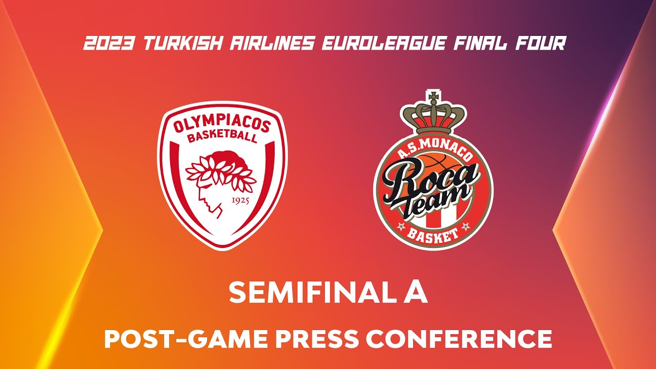 Turkish Airlines EuroLeague Semifinal A Post-Game Press Conference ...