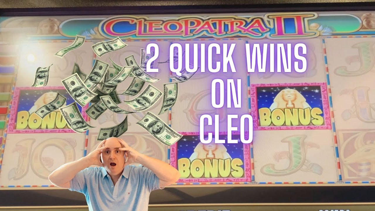 🤑 2 Quick Wins Playing Cleopatra II Slot Machine 🎰 - YouTube