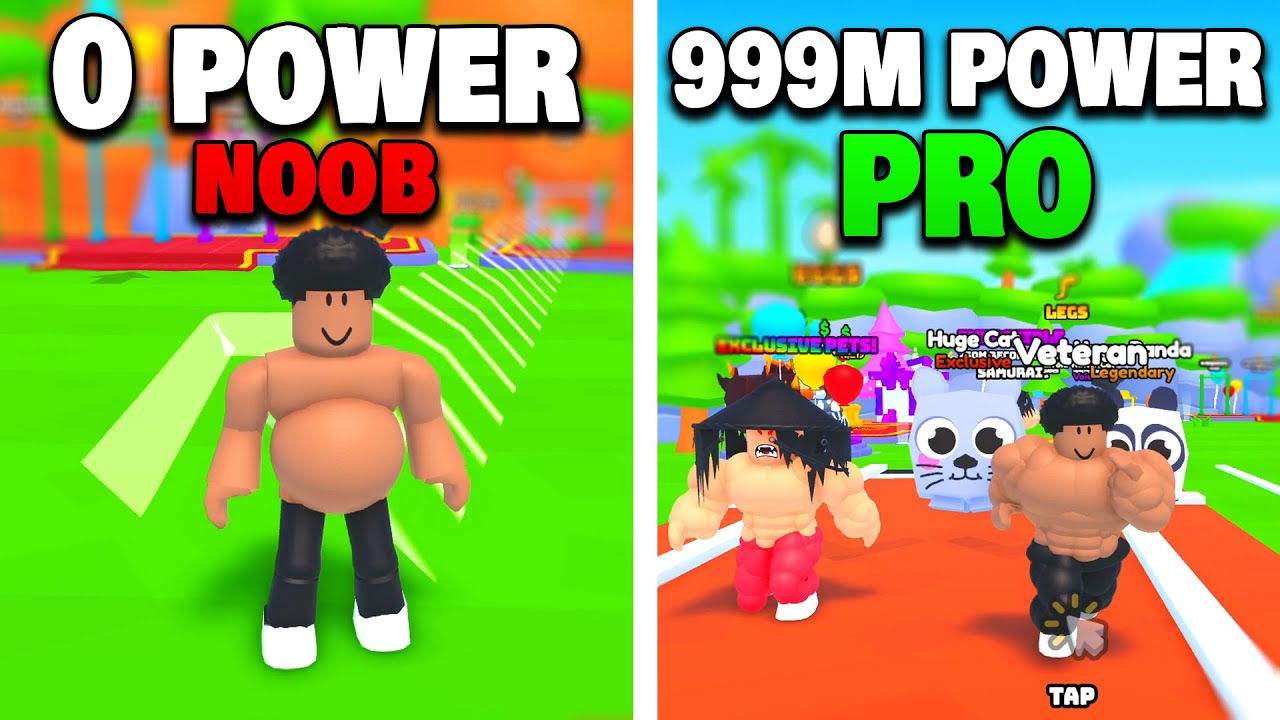 Free To Play NOOB To PRO In Muscle Race Simulator | Roblox - YouTube