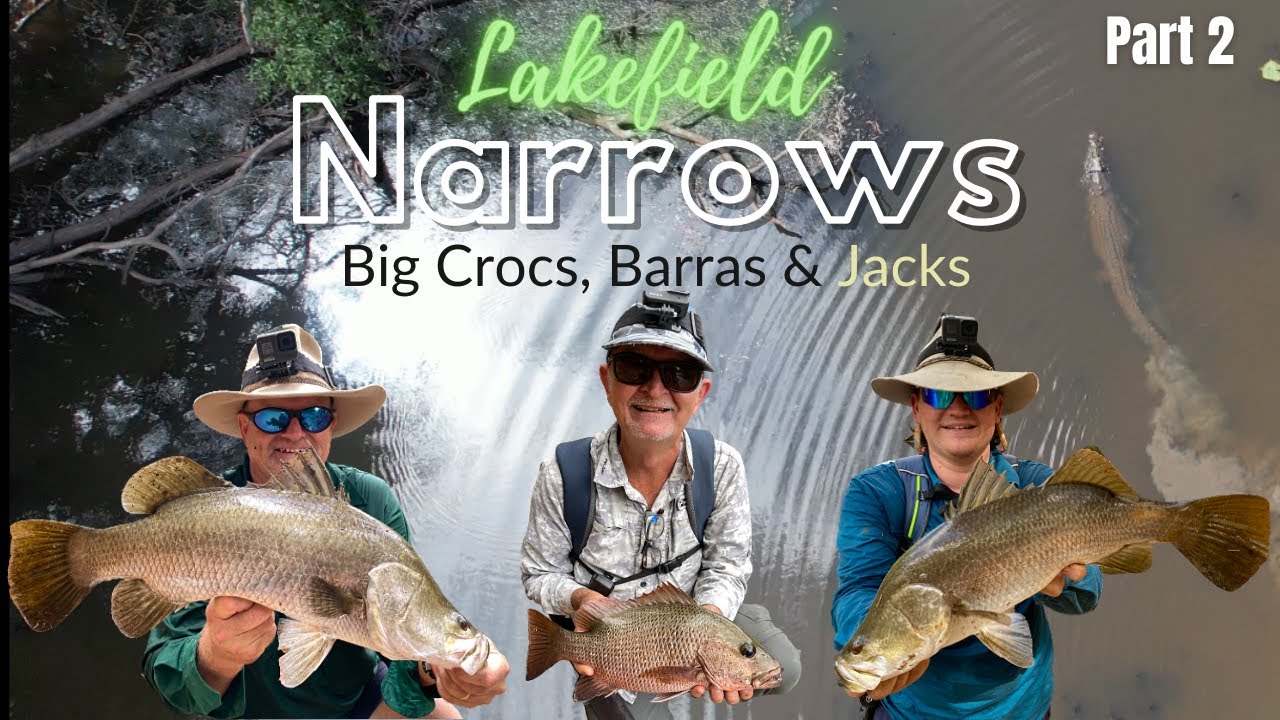 Lakefield Barra - Walking the "Narrows" Part 2 - YouTube