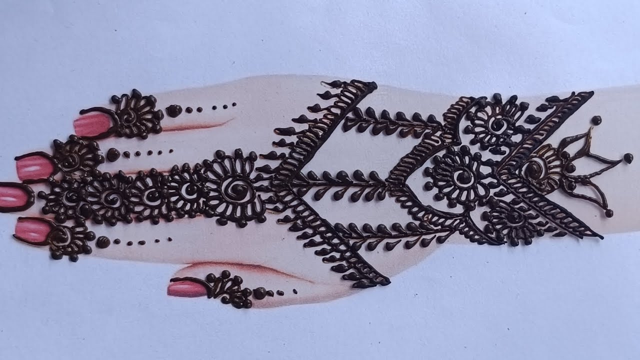 henna design for beginners. henna tutorial#hennadesign #simple menhdi ...