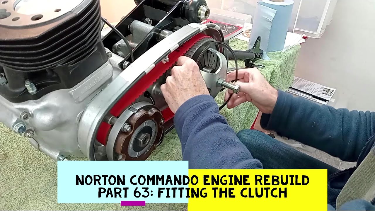 Norton Commando Engine Rebuild. Part 63: Fitting the Clutch Plates ...