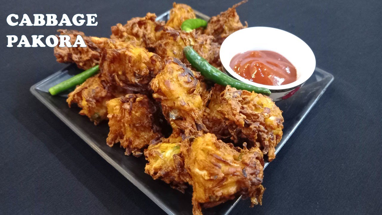 How to Make Cabbage Pakora/Crispy Cabbage Pakora Recipe/Street style ...