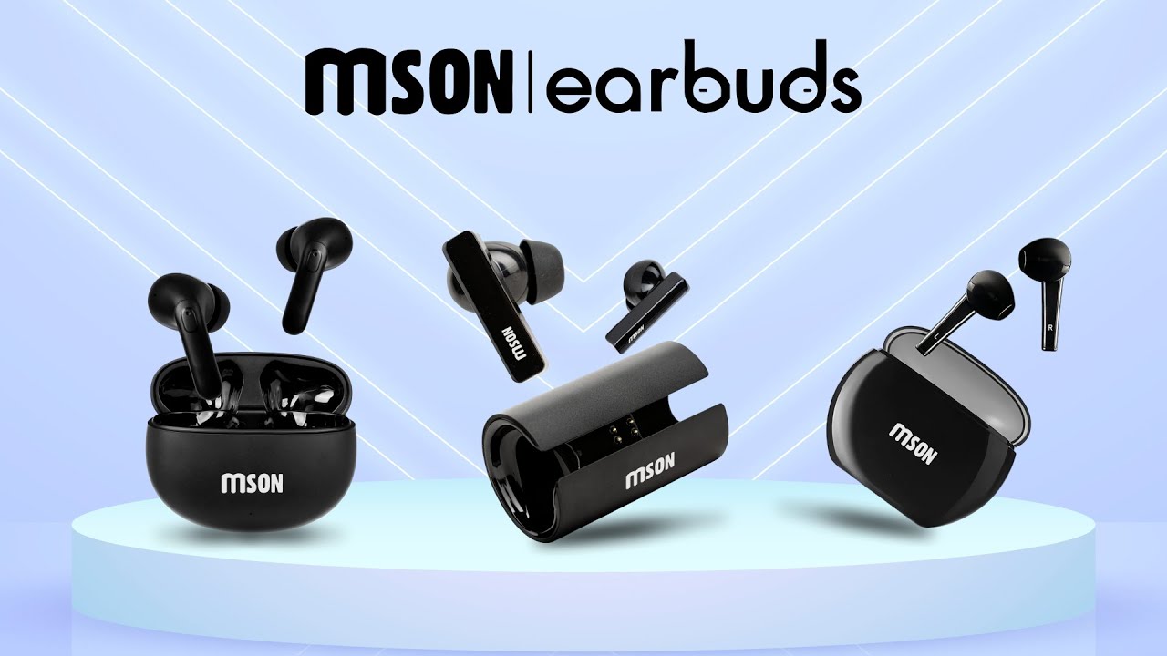 MSON Premium Quality Earbuds #earbuds #tws #twsearphones - YouTube