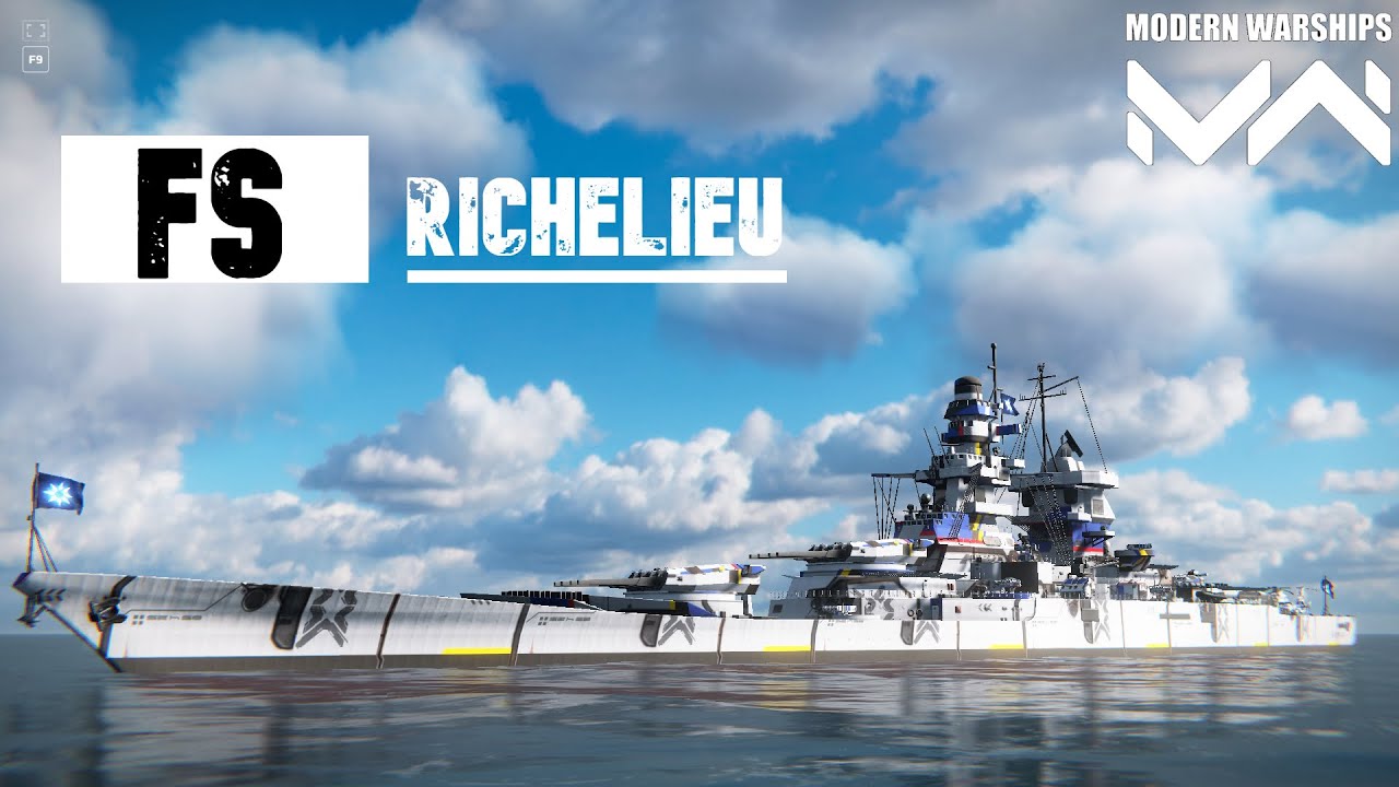 FS Richelieu | BattleShip Khusus BarBar | Modern Warships - YouTube