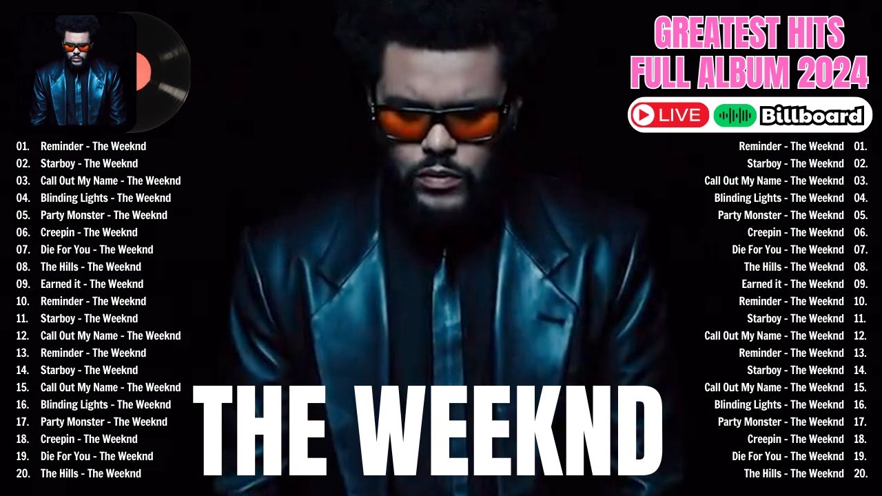 The Weeknd, Justin Bieber | GREATEST HITS COLLECTION FULL ALBUM - Top ...