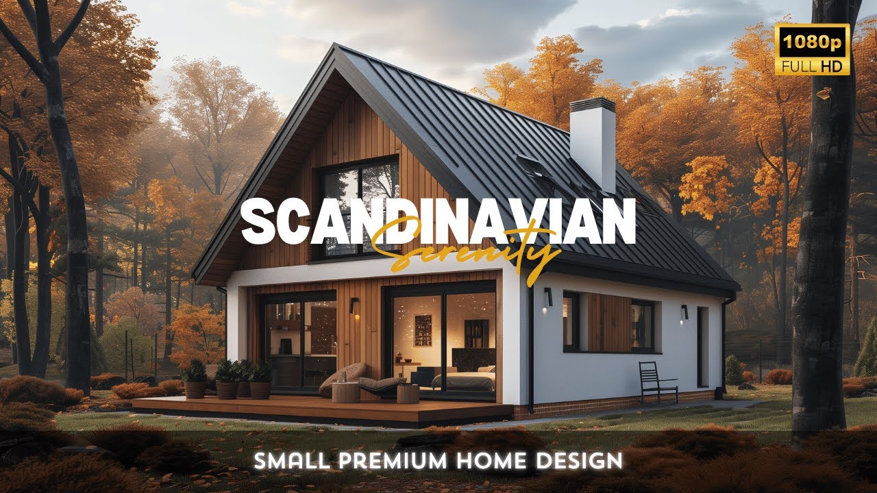 Scandinavian Serenity: Small Premium Home Design - YouTube