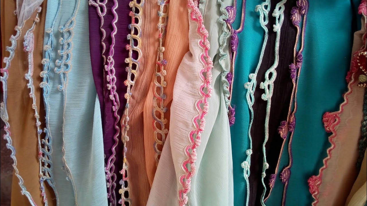 Peco ( pico, peko, peeko, ) dupatta Design No.3 ( Please Subscribe my ...