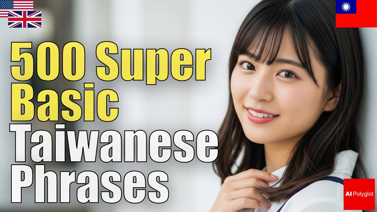 500 Super Basic Taiwanese Phrases | Natural Listening | Must-Know ...