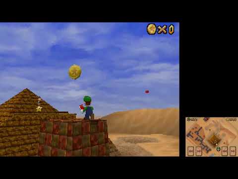 Super Mario 64 DS - Wobiwaba Wüste - In den Krallen des Riesenvogels