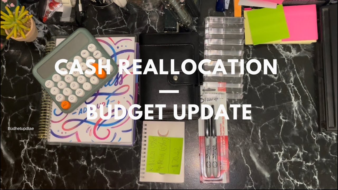 Cash Reallocation | Budget Update | low income budgeting | August Week ...